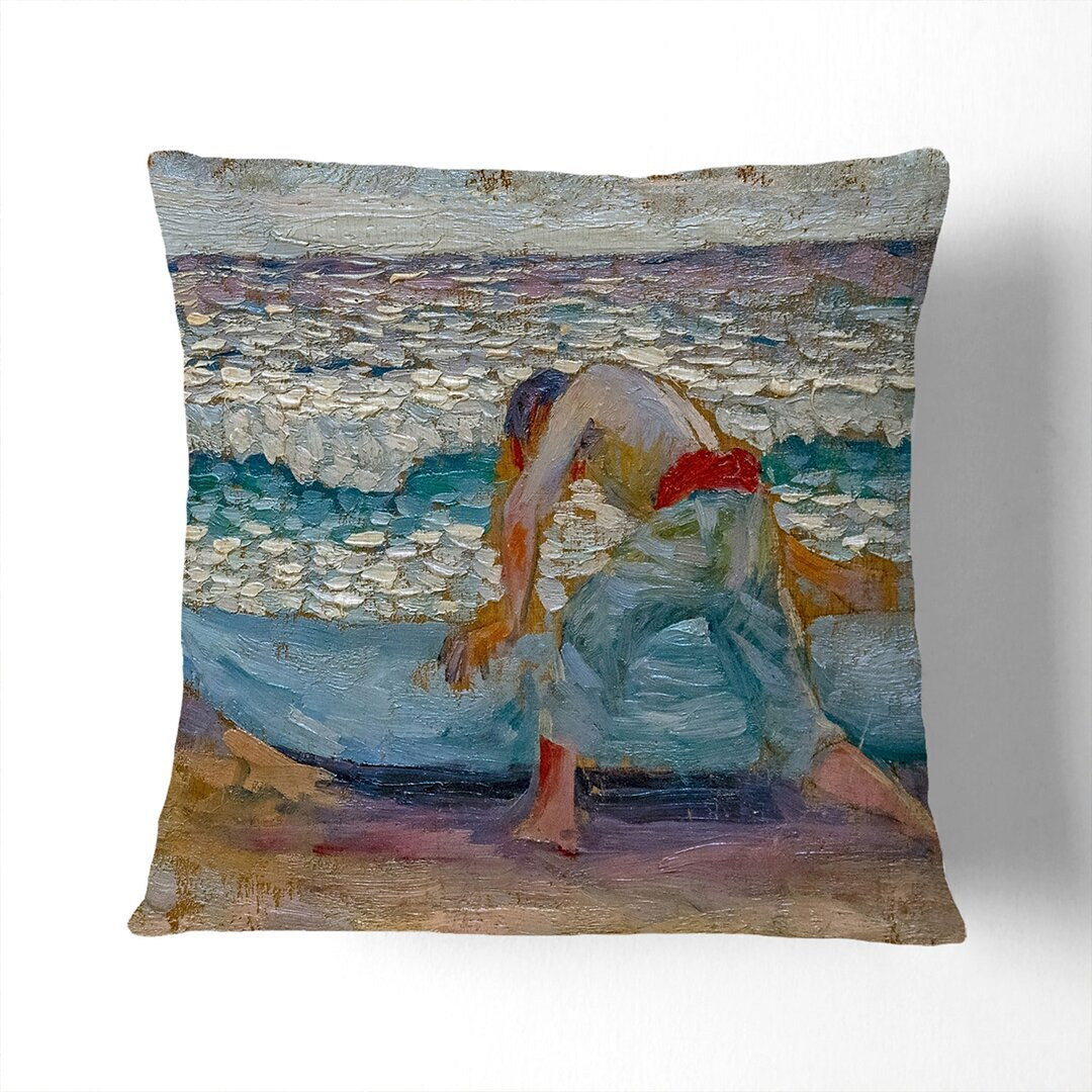 Man with a Boat Scatter Cushion with Filling by Wayfair | ufurnish.com