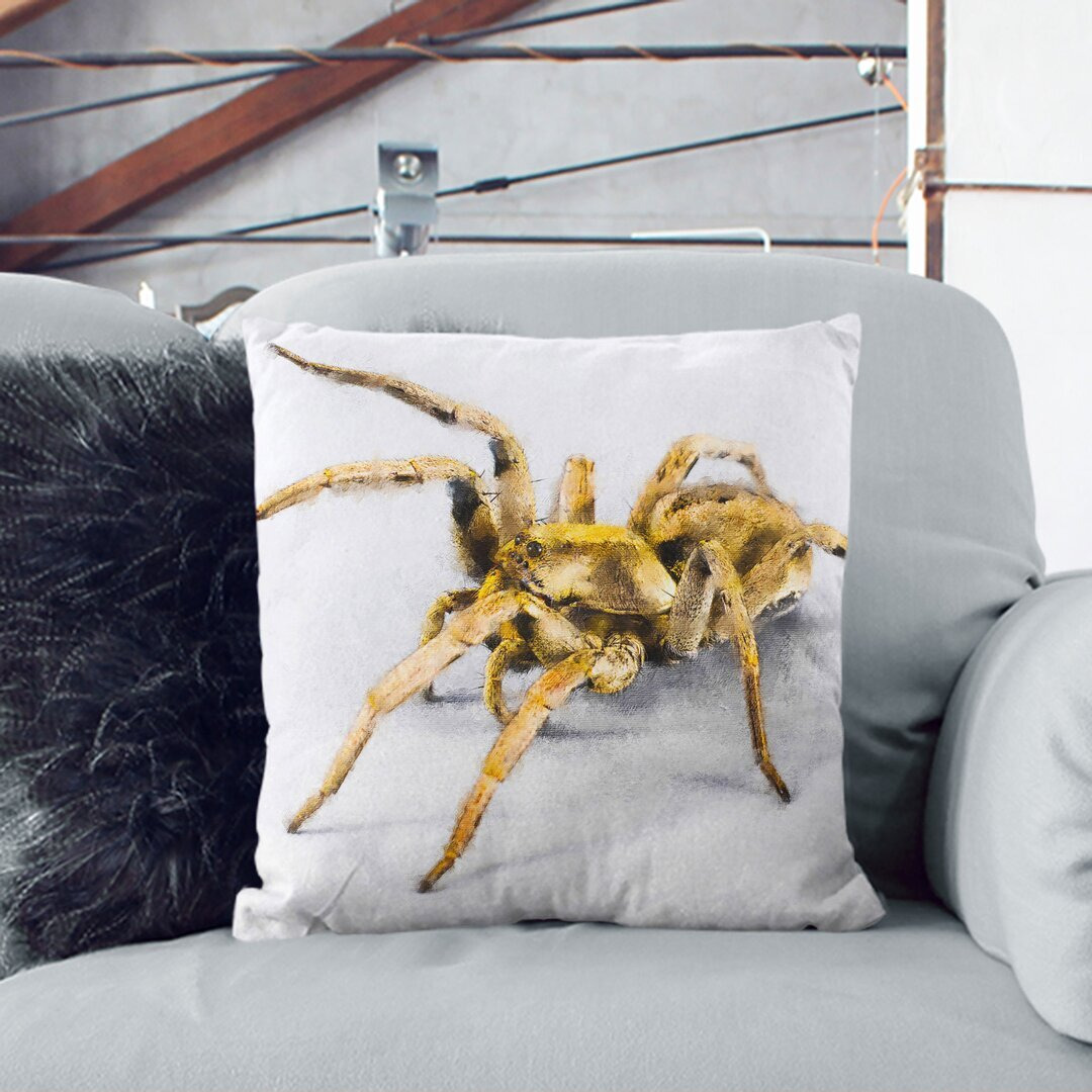 Tarantula Spider Painting Scatter Cushion Pillow by Wayfair | ufurnish.com
