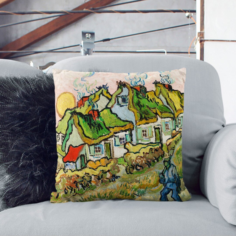 Houses and Figure Scatter Cushion by Wayfair | ufurnish.com