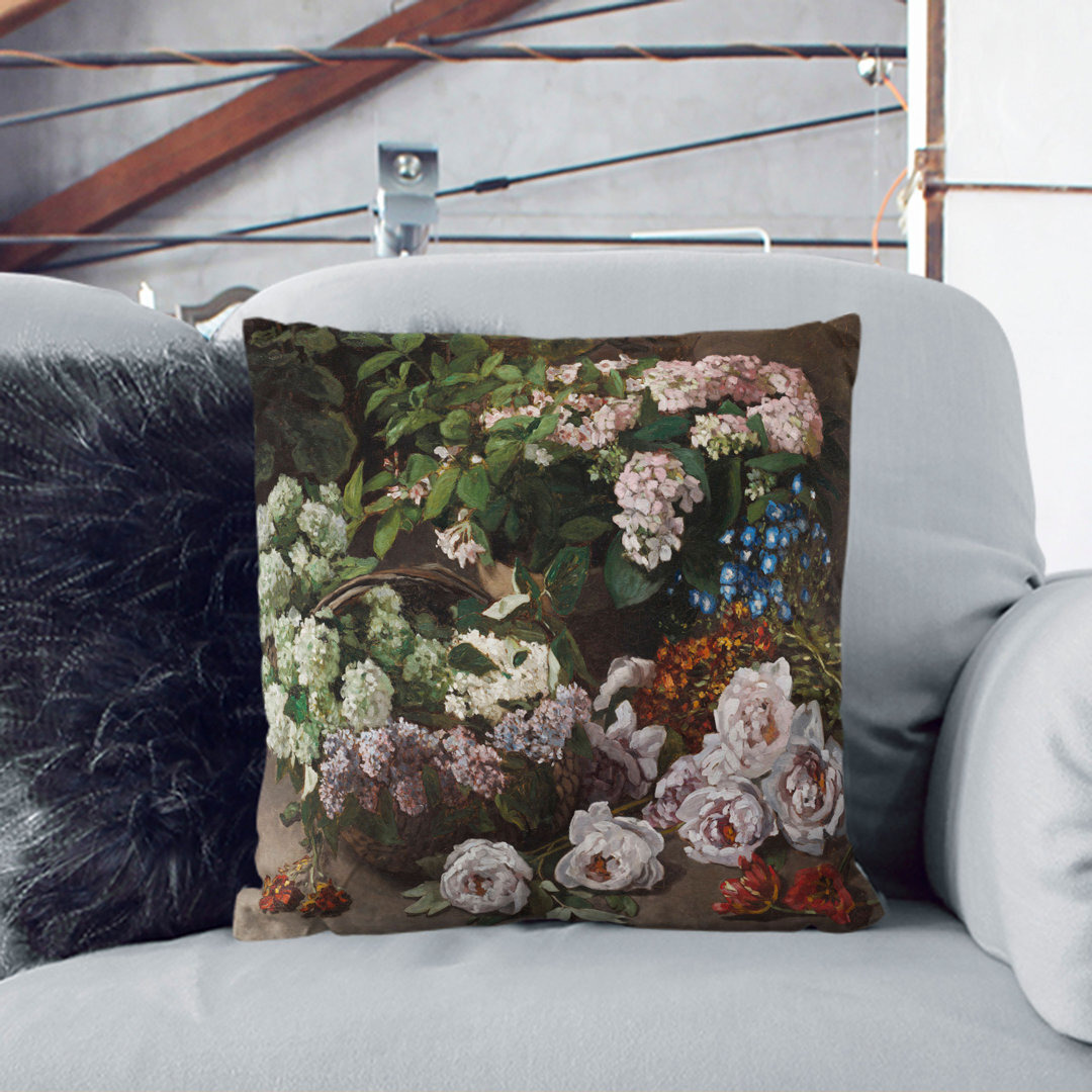 Spring Flowers Floral Scatter Cushion by Wayfair | ufurnish.com