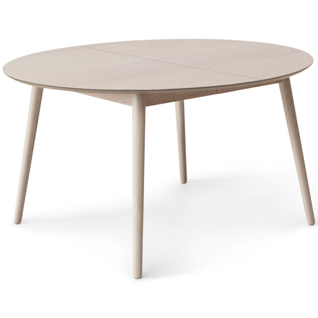 Meza by Hammel Round Extendable Dining Table with Wood legs 135/231cm ...