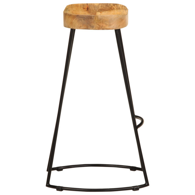 Bar Stools Solid Mango Wood by Wayfair | ufurnish.com