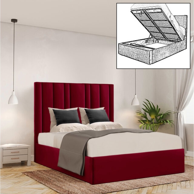 Bennard Upholstered Ottoman Storage Bed by Wayfair | ufurnish.com