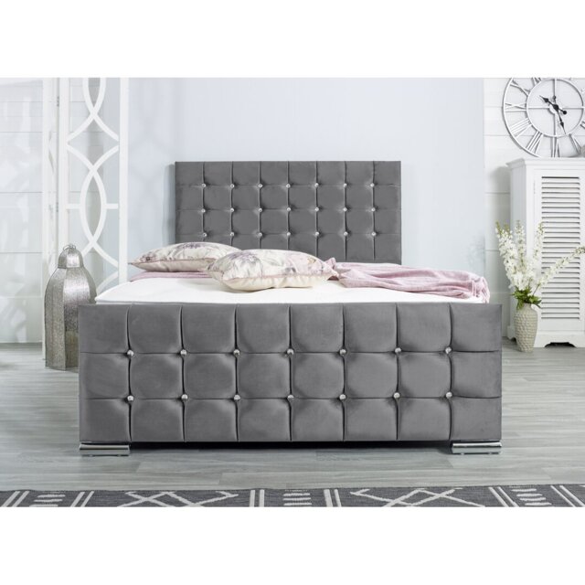 Lexington Upholstered Bed Frame by Wayfair | ufurnish.com
