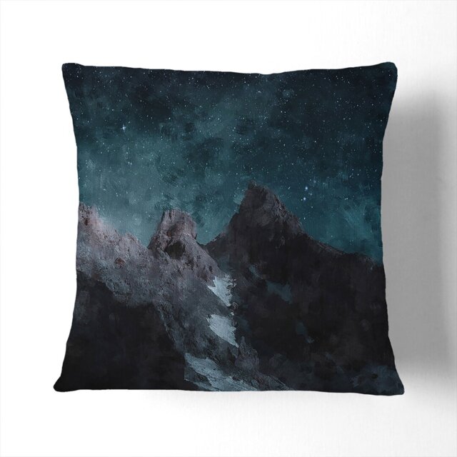 Light of the Moon over the Dolomites Scatter Cushion with Filling by ...