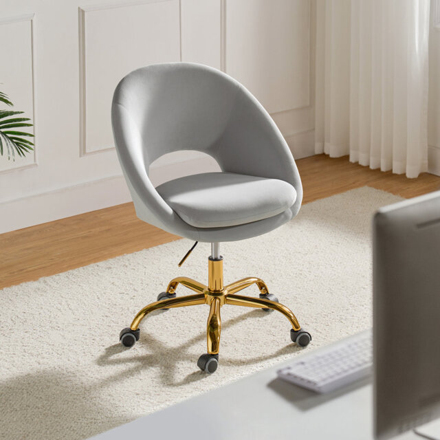 Lourdes Modern Swivel Task Chair by Wayfair | ufurnish.com