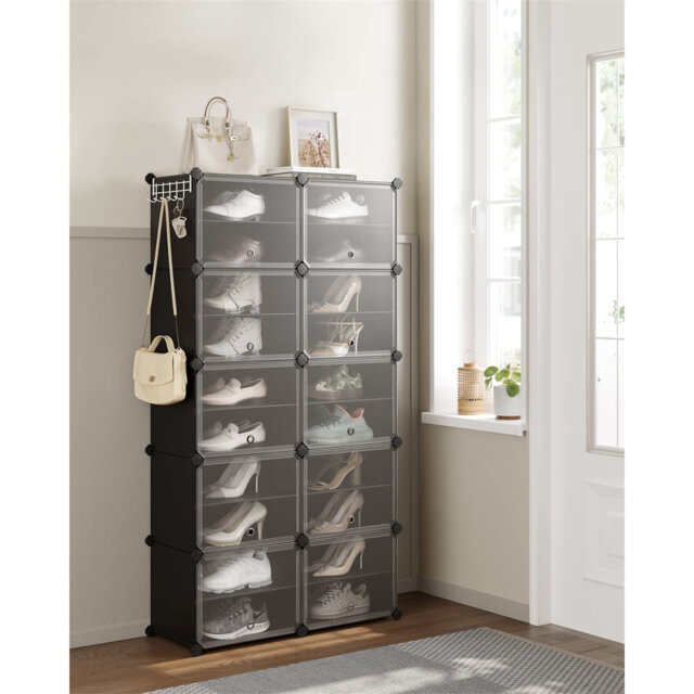 Baccus 40 Pair Shoe Storage Box by Wayfair | ufurnish.com