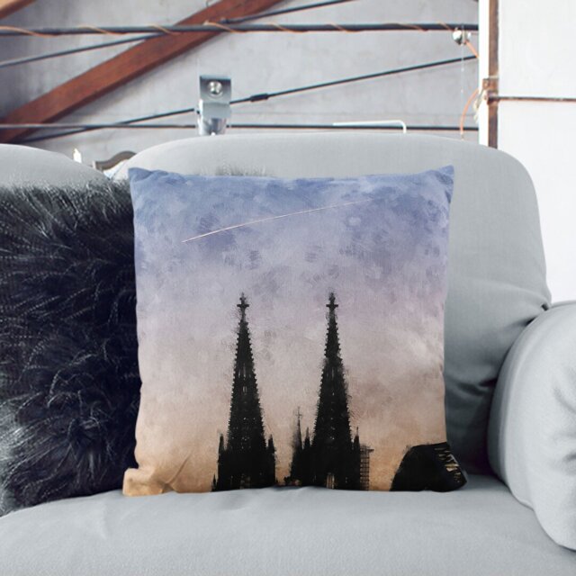 The Cologne Cathedral Vol.2 Painting Scatter Cushion by Wayfair ...