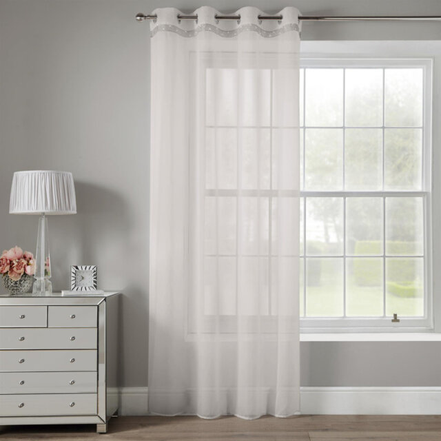 Asta Eyelet Sheer Single Curtain by Wayfair | ufurnish.com