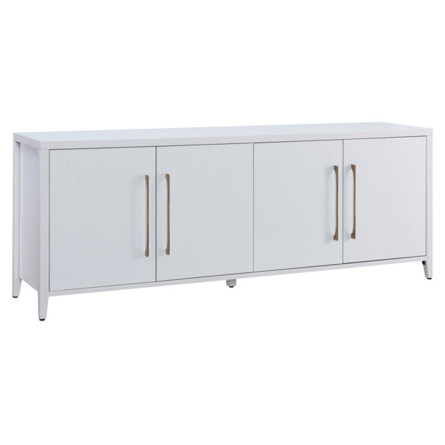 "Jasper Rectangular TV Stand For TV''s Up To 75"" In White" by Wayfair ...