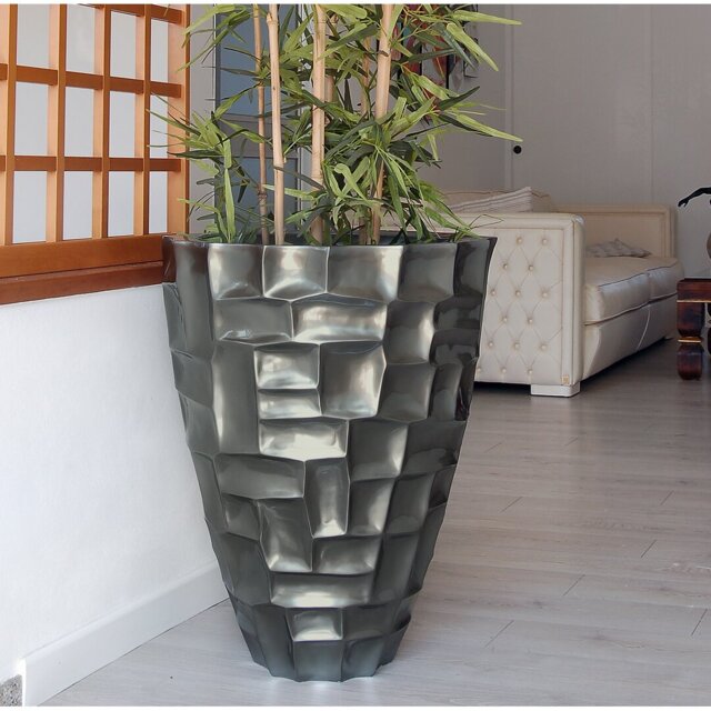 Mosaic Fiberglass Floor Vase by Wayfair | ufurnish.com