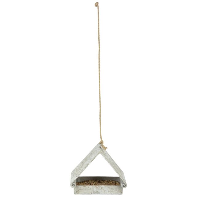 Aged Resin Triangle Hanging Bird Feeder by Wayfair | ufurnish.com