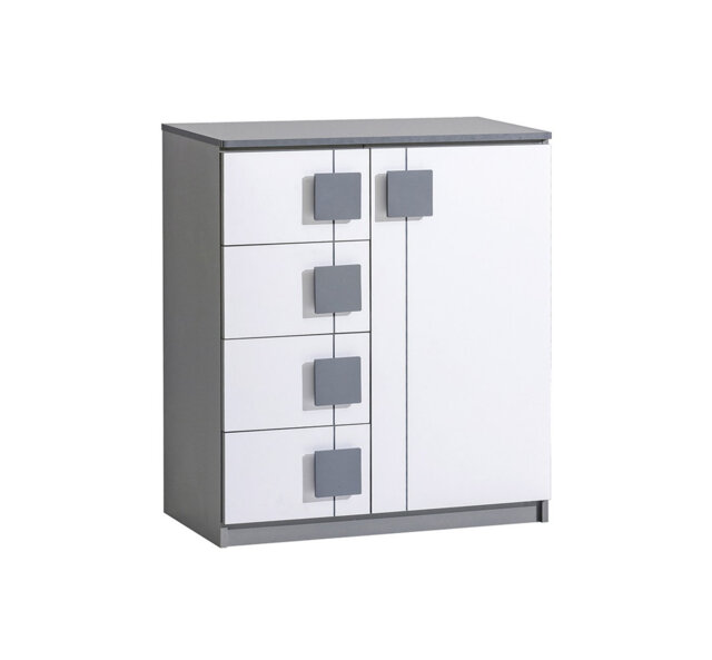 Azeil 4 Drawer 80Cm W Combi Chest by Wayfair | ufurnish.com