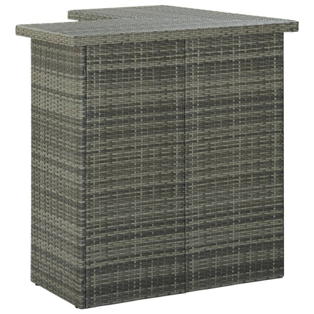 Poly Rattan Corner Bar Table - Outdoor Furniture by Wayfair | ufurnish.com
