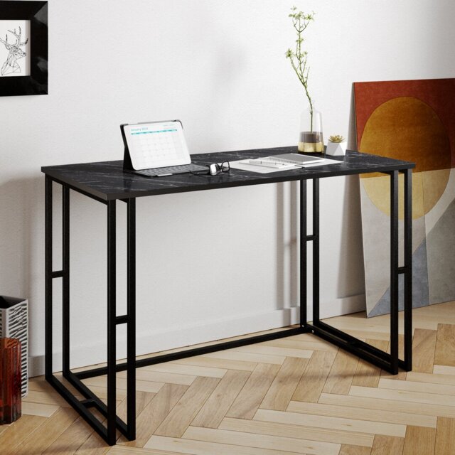 Alfa Metal Base Writing Desk by Wayfair | ufurnish.com