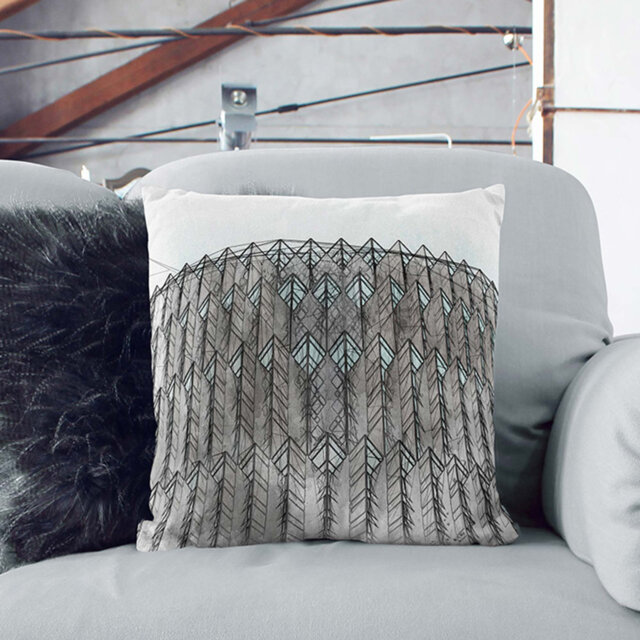 Architecture Sketch Vol.10 Cushion with Filling by Wayfair | uFurnish.com