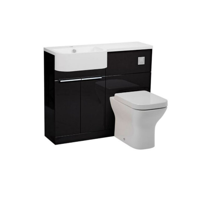 Match 845mm Combined Vanity Unit with Toilet Included by Wayfair ...
