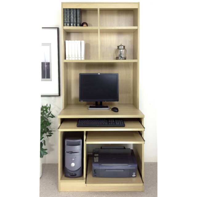 Fernande 85Cm W Rectangle Computer Desk with Hutch by Wayfair ...
