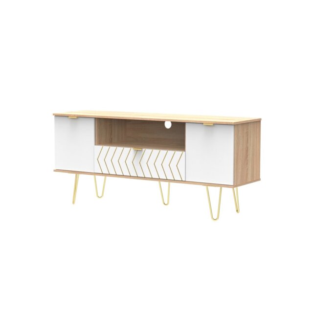 "Fully Assembled Jigsaw TV Stand for TVs up to 60""" by Wayfair ...
