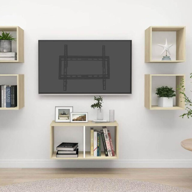 "Slim Tv Wall Mount Bracket For 26–55"" Led, Lcd, Plasma Flat Screen ...