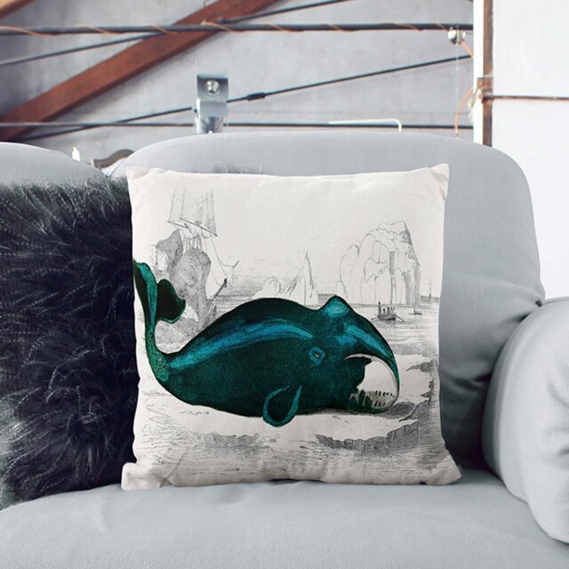 Beached Whale Cushion with Filling by Wayfair | ufurnish.com