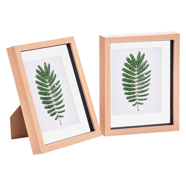 "Nicola Spring - 3D Box Photo Frames - 8 x 10"" with 5 x 7"" Mount" by ...