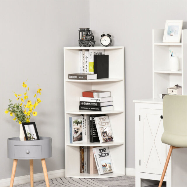 Lorentzen Corner Bookcase by Wayfair | ufurnish.com