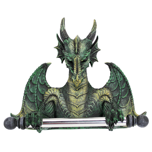 Commode Dragon Wall Mounted Toilet Roll Holder by Wayfair | ufurnish.com