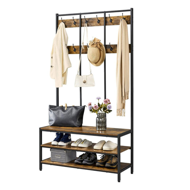 Bernhardus Freestanding 9 - Hook Coat Rack by Wayfair | ufurnish.com