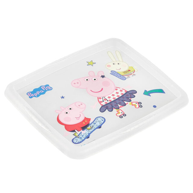 Set of 2 Peppa Pig Turn Around Box 24 Litre with Lid - Transparent by ...
