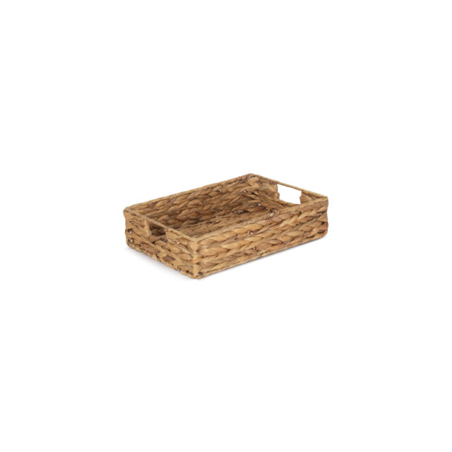 Water Hyacinth Shallow Rectangular Storage Basket by Wayfair | ufurnish.com