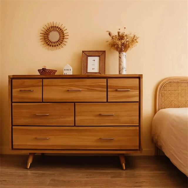 Kathey Solid Wood 6 - Drawer Apothecary Chest by Wayfair | ufurnish.com