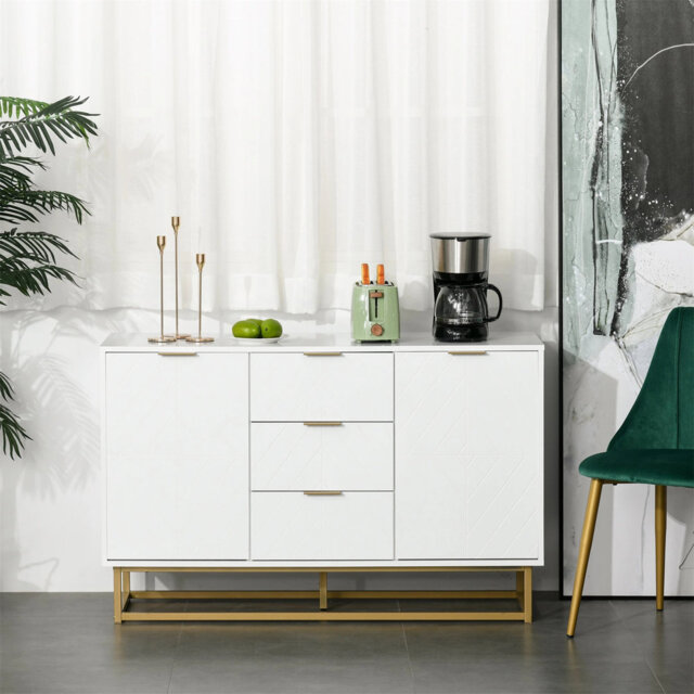 Aleighia 120 Cm Wide 3 Drawer Sideboard by Wayfair | ufurnish.com