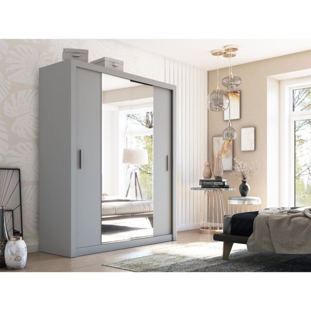Hoffman 2 Sliding Door Wardrobe by Wayfair | ufurnish.com