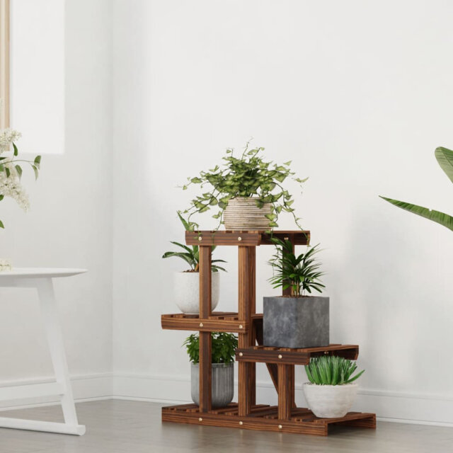 Natasa Rectangular Multi-tiered Solid Wood Plant Stand by Wayfair ...