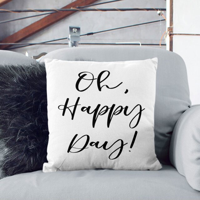 Oh Happy Day Scatter Cushion by Wayfair | ufurnish.com
