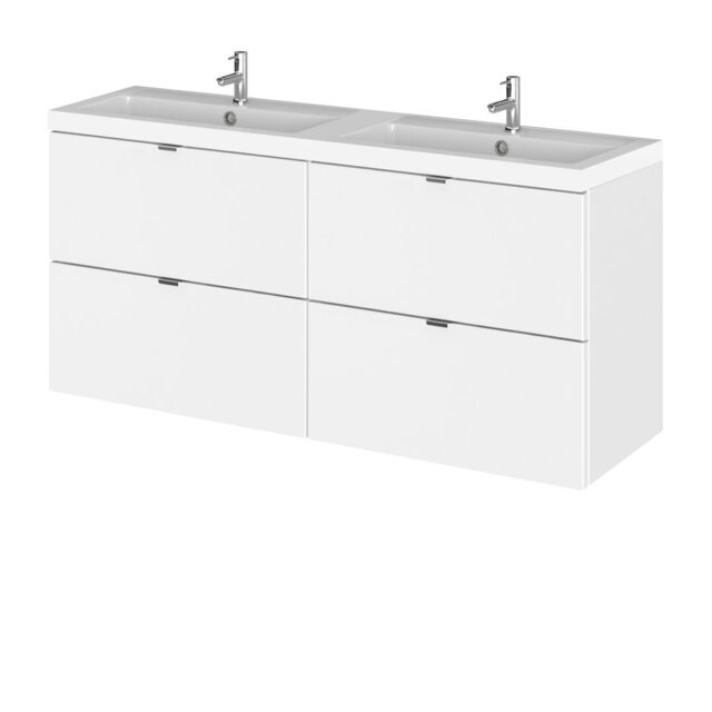 Fusion 1200mm Wall Mount Vanity Unit by Wayfair | ufurnish.com