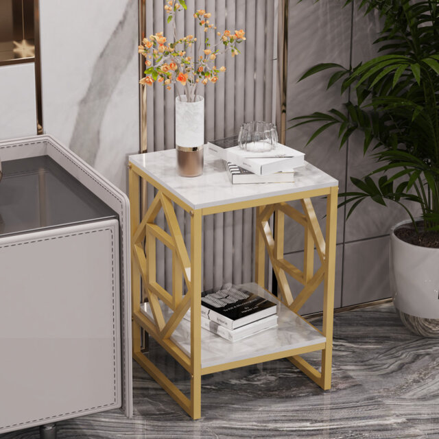 Alvilde Side Table with Storage by Wayfair | ufurnish.com