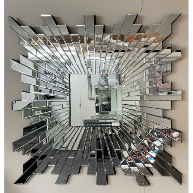 Square Star Burst Wall Mirror by Wayfair | ufurnish.com