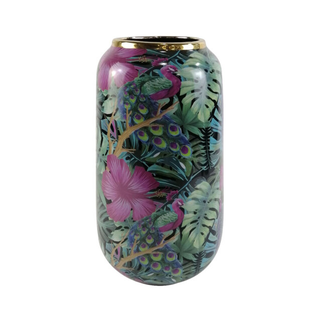 Classy Ceramic Vase for the Living Room, Tropical Design Vase Decor by ...