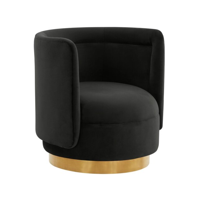 68.8cm Wide Tufted Velvet Barrel Chair by Wayfair | ufurnish.com