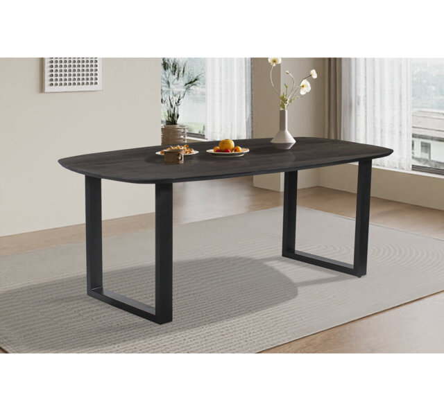 Alfrida Oval 200cm L x 100cm W Dining Table by Wayfair | ufurnish.com