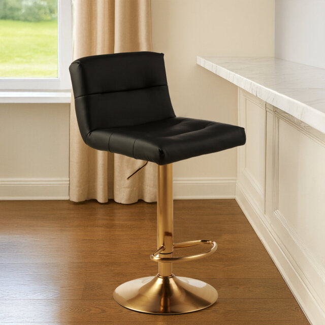 Tricia Height Adjustable Swivel Bar Stool by Wayfair | ufurnish.com