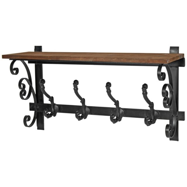Arnott Scroll Wall Mounted Coat Rack by Wayfair | ufurnish.com