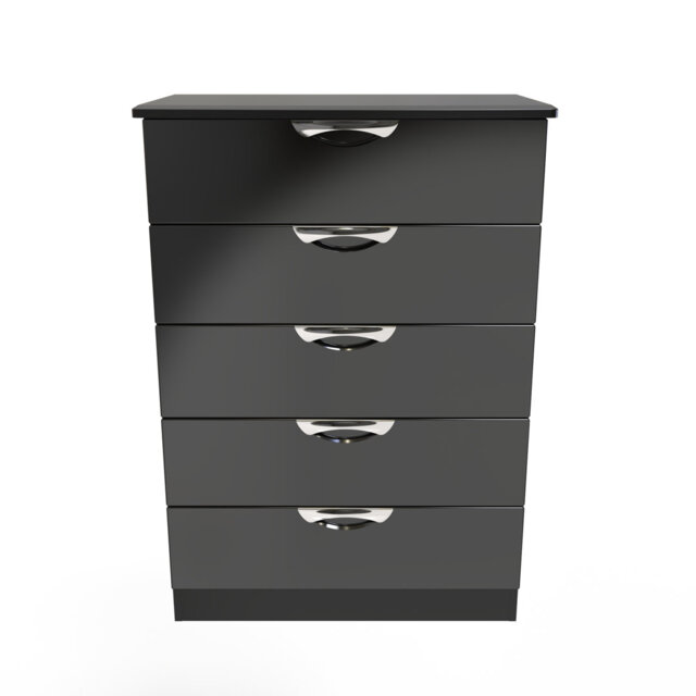 Fully Assembled Leodis 5 - Drawer Chest of Drawers by Wayfair ...