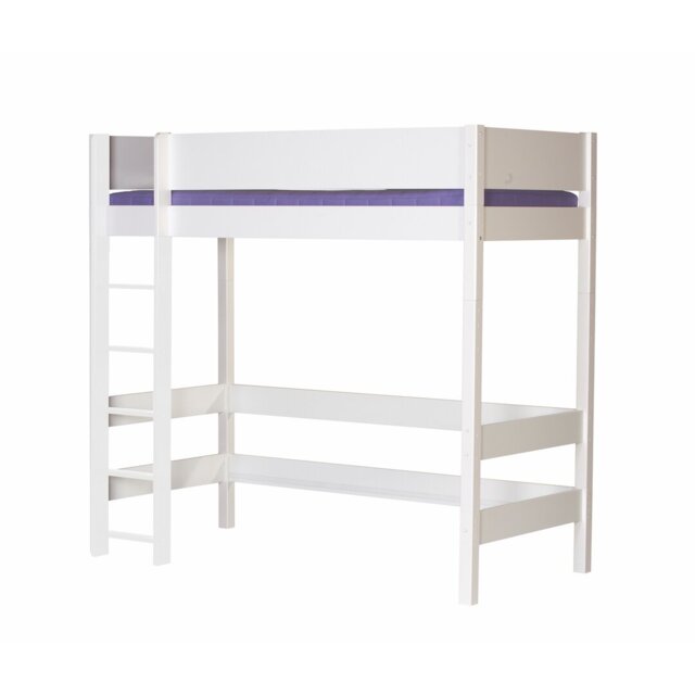 European Single (90 x 200cm) Solid Wood Mate's & Captain's High Sleeper ...