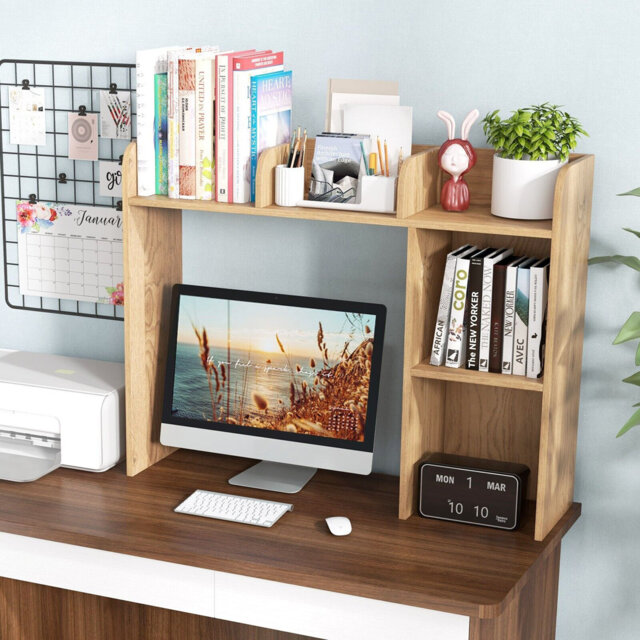 74cm H x 94cm W Particle Board Book Display Bookcase by Wayfair ...