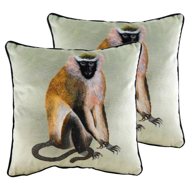 Kibale Monkey Cushion with Filling by Wayfair | ufurnish.com