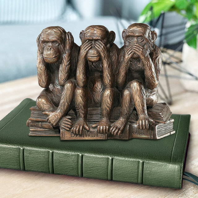 Hear-No, See-No, Speak-No Evil Monkeys Statue by Wayfair | uFurnish.com