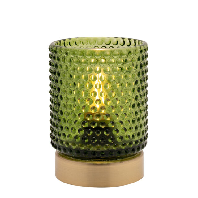 Green Glass Cup with LED Bulb Light by Wayfair | ufurnish.com